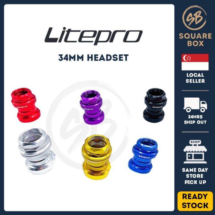 Litepro Trifold Headset for Brompton Pikes 3sixty Camp Royale Bowl Bike ...