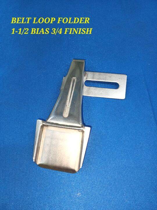 BELT LOOP FOLDER EDGES OVERLAPPING FOR INDUSTRIAL TWO NEEDLE SEWING ...
