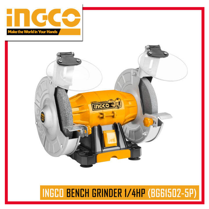 INGCO Bench Grinder 1 4HP (BG61502-5P) | Lazada PH