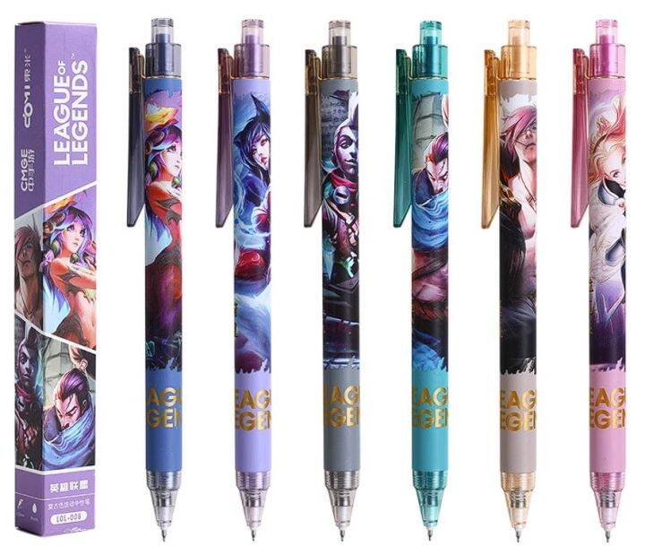 Dongmi League of Legends Blind Box Pen Cartoon Anime Gel Pen King Glory ...