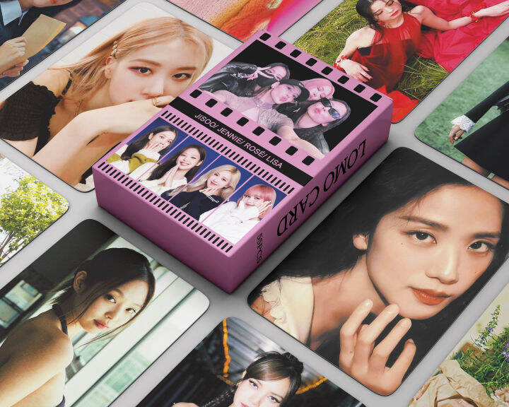 Csbi 55pcs Set Kpop Blackpink 2023 Lomo Cards Lisa Jennie Jisoo RosÉ