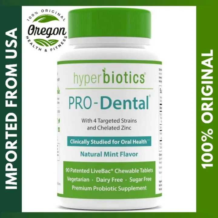 Hyperbiotics PRO-Dental Oral Probiotics Chewable Tablets | Lazada PH