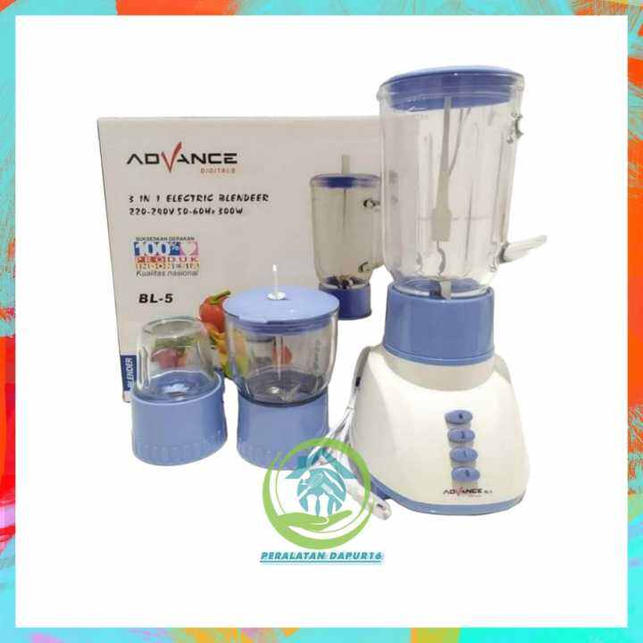BLENDER ADVANCE 3IN1 BL-5 / BLENDER SERBAGUNA 3IN1 / BLENDER 1.2 LITER 3IN1 ADVANCE /BLENDER ...