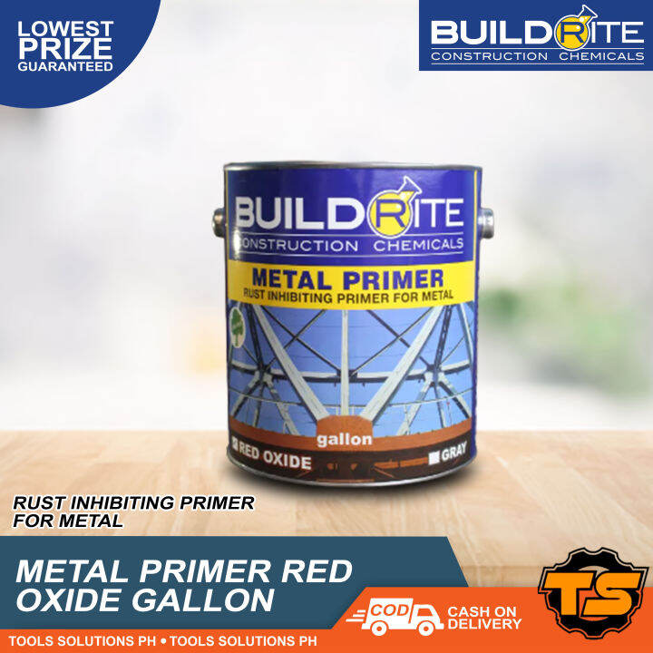 BUILDRITE METAL PRIMER RED OXIDE quality lead-free, oil-based, rust ...