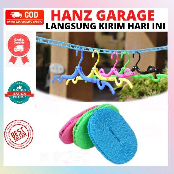 Tali Slip jemuran angin gaya pagar laundry murah | Lazada Indonesia
