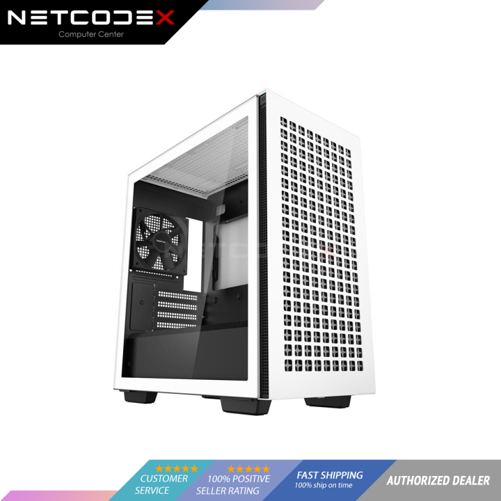 DeepCool CH370 Micro ATX Gaming Computer Case, 120mm Rear Fan, Ventilated Airflow Design, Built ...