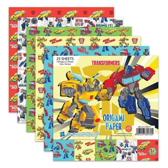 ORIGAMI - TRANSFORMER - KERTAS LIPAT - TF017 | Lazada Indonesia