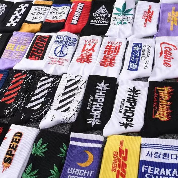 Iconic socks for men Mid cut vans long medyas-socks black mejas medjas ...