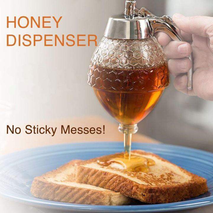 Wadah Penyimpanan Madu Atau Sirup Kapasitas 200 Ml - Botol Penyimpanan ...