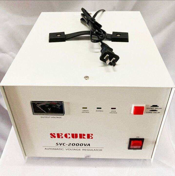 Secure SVC-2000VA AVR Servo Motor Controlled | Lazada PH