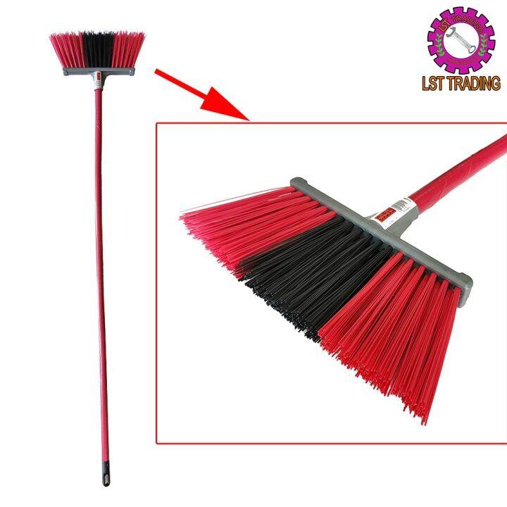 [READY STOCKS] PVC BROOM SET / BROOM HEAD WITH WOODEN HANDLE / PENYAPU ...