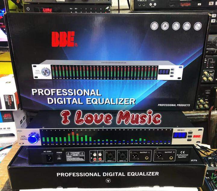 BBE DEQ-31 Digital Sound Equalizer 31 band digital graphic equalizer ...