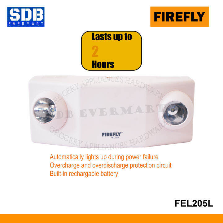 Firefly-LED Emergency Lamp Dual Optic EL2x3W-[FEL205L]-1pc | Lazada PH