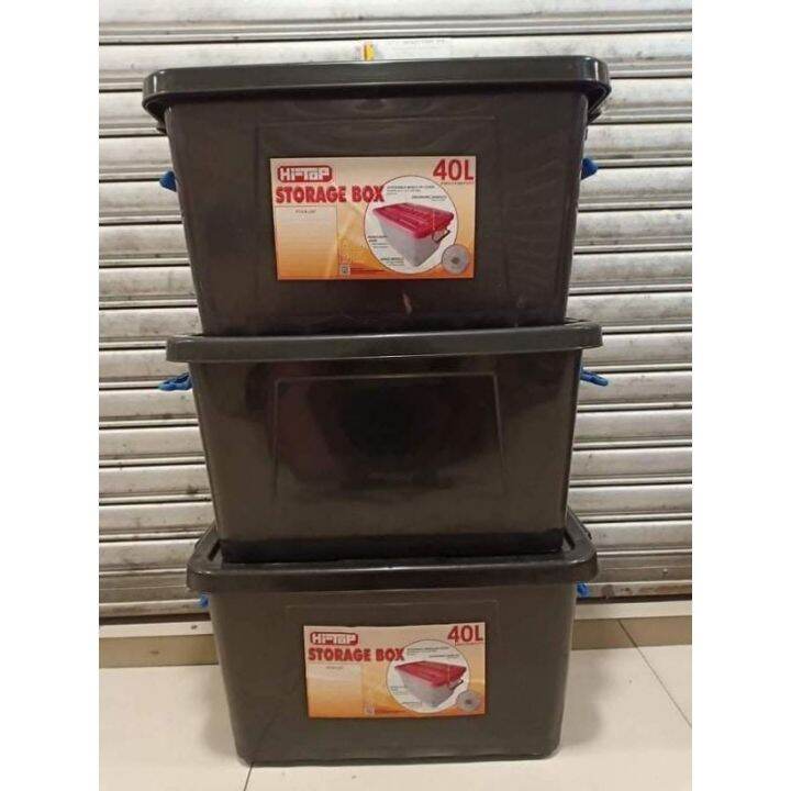 STORAGE BOX 40L (BLACK P500 for 2, P740 for 3) | Lazada PH