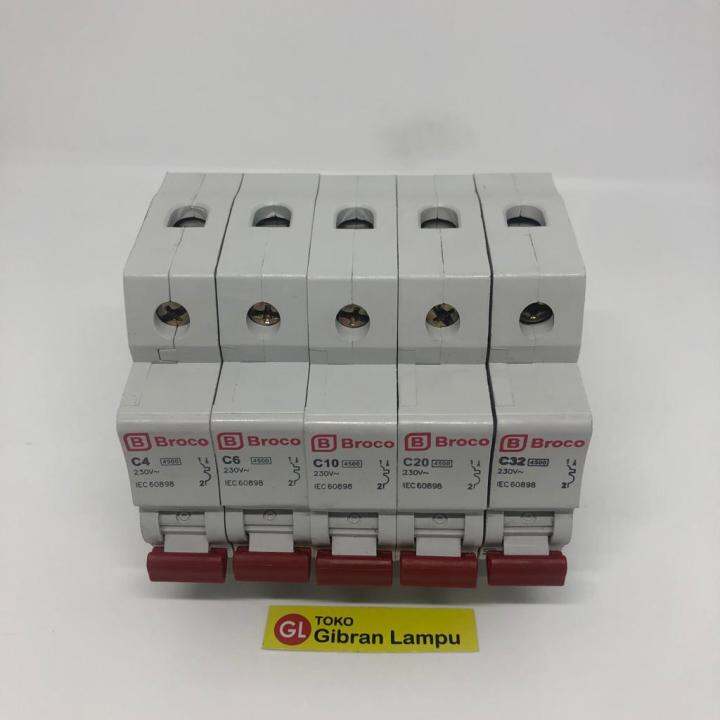 MCB Broco - 1 Phase Miniature Circuit Breaker | Lazada Indonesia