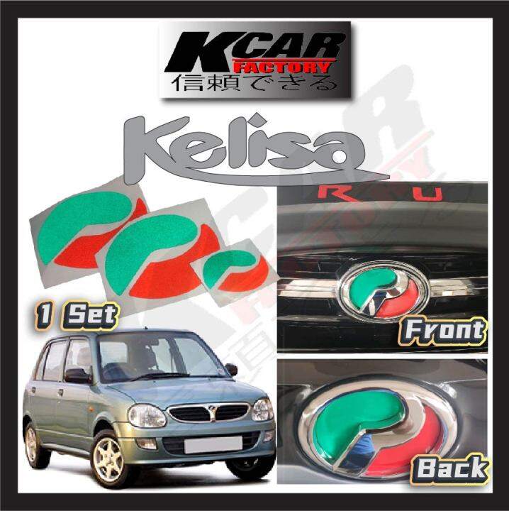 [Ready Stock]KELISA High Grade Perodua logo sticker reflective(Ultra ...