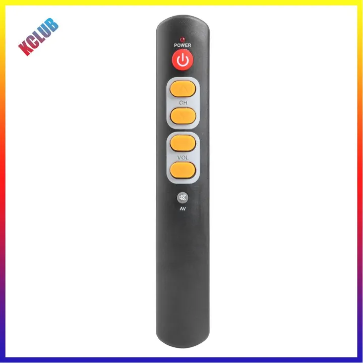 Universal 6 Key Learning Remote Control Big Yellow Button Copy IR ...