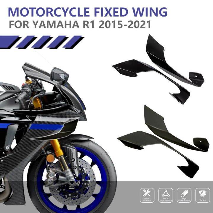 for Yamaha R1 Fixed Wing Winglet R1 2015-2022 Motorcycle Fairing ...