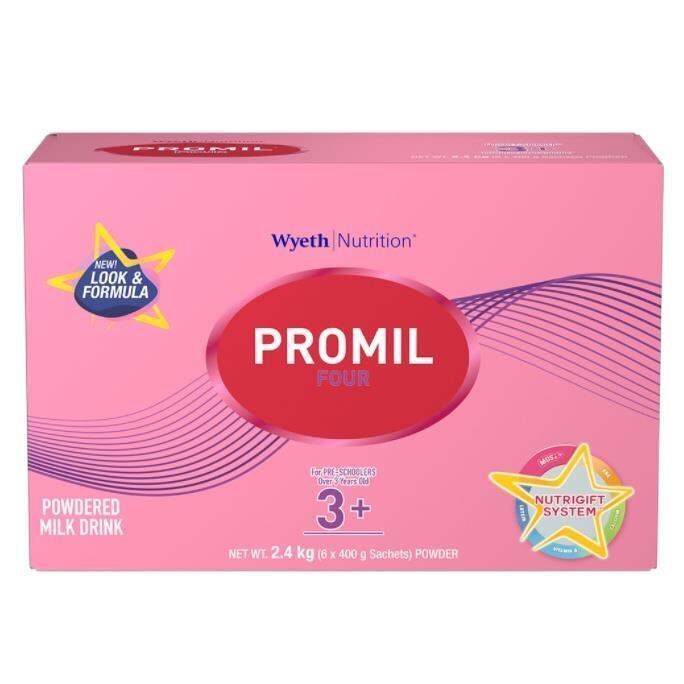 PROMIL FOUR for Pre-Schoolers Over 3 Years Old Bag in 2.4kg Milk ...