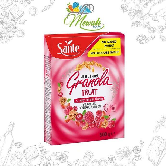 Sante Granola Fruits 500g | Lazada