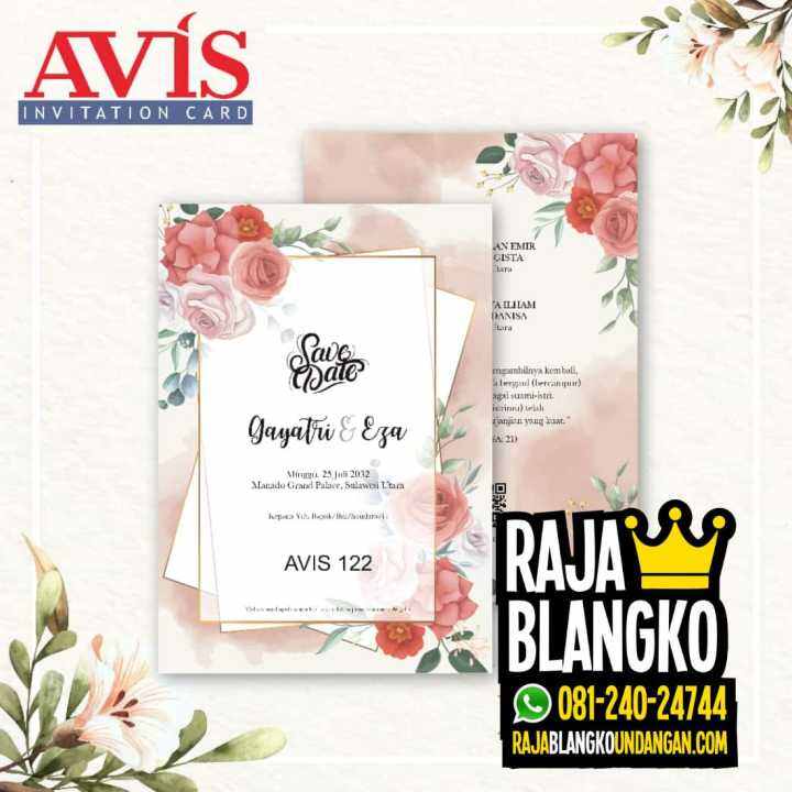 Blangko Undangan Murah Avis 122 | Raja Undangan | Lazada Indonesia