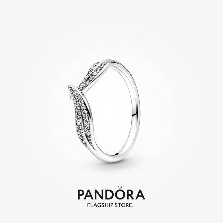 Official Store Pandora Sparkling Leaves Ring | Lazada.co.th