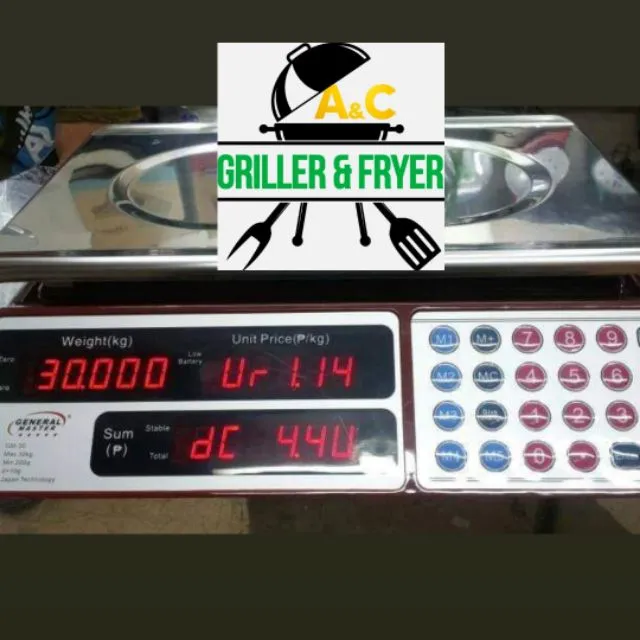 30KG GENERAL MASTER DIGITAL SCALE | Lazada PH