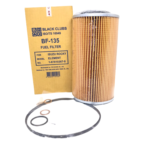 กรองดักน้ำ ISUZU ROCKY 175 ลูกยาว อีซูซุ ยี่ห้อ BLACK CLUB เบอร์ BF-135 ...