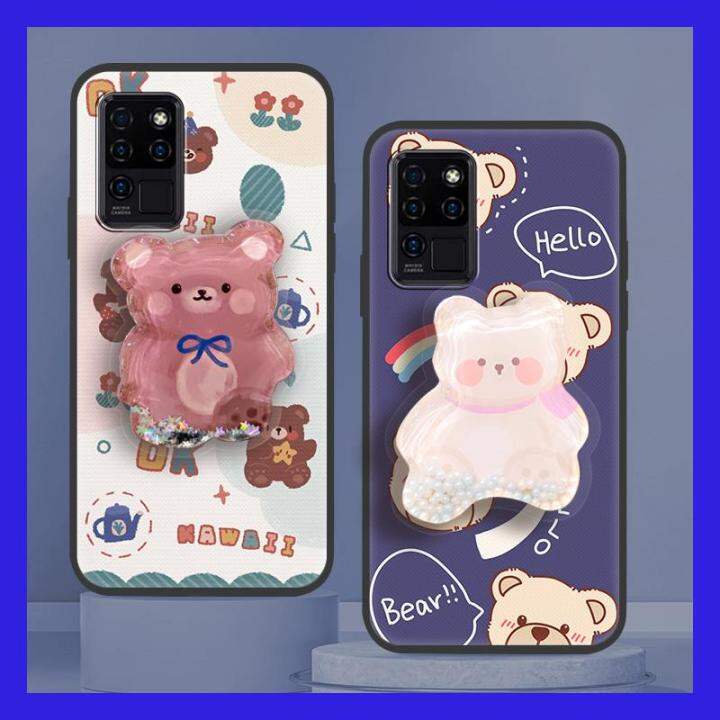 Fashion Design TPU Phone Case For Oukitel C21 glisten Cute foothold ...