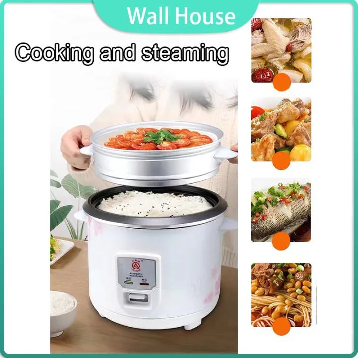 0.8/1/1.2/1.5Liter Rice Cooker with FREE Steamer and Spatula for 2 to 4 ...