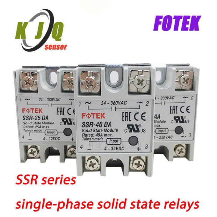 Brand new FOTEK SSR-10AA Single Phase Solid State Relay SSR-25AA SSR-40AA SSR-60AA SSR-75AA SSR ...