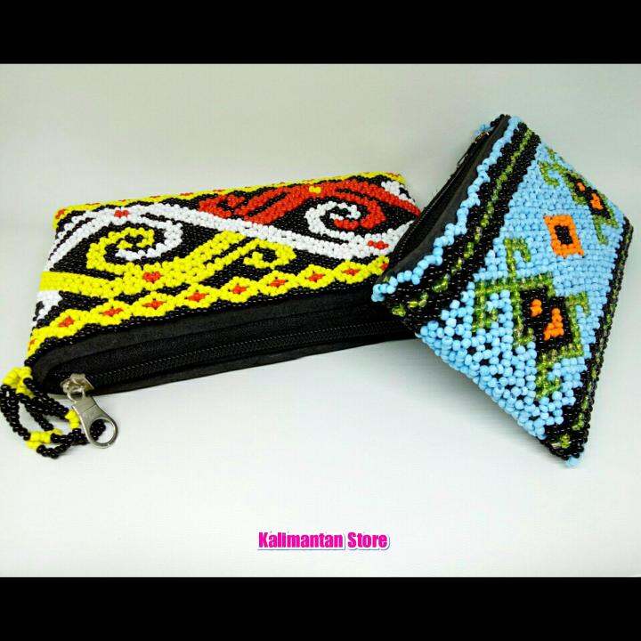 Dompet Unik Manik Khas Suku Dayak | Lazada Indonesia