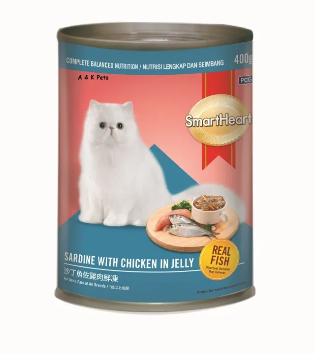 (12 Tin) Smart Heart Can Food for Cats 400g / Makanan Basah Kucing ...