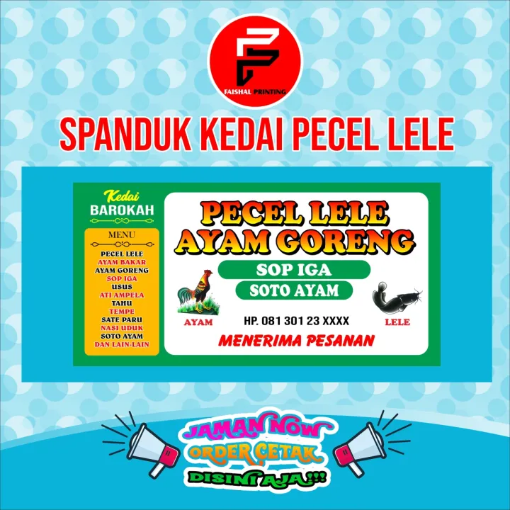 Spanduk Pecel Lele / Banner Pecel Lele / Spanduk Warung / Spanduk ...