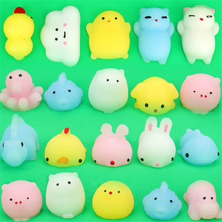 【high quality】Cute Mini Animal Squishies Kawaii Mochi Squeeze Toys ...