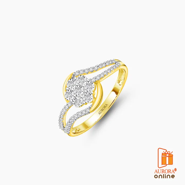 Aurora Diamond แหวนเพชร Blooming Collection | Lazada.co.th
