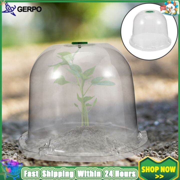 【Hot】 Plant Cloches Plants Garden Plastic Cover Dome Humidity Domes ...