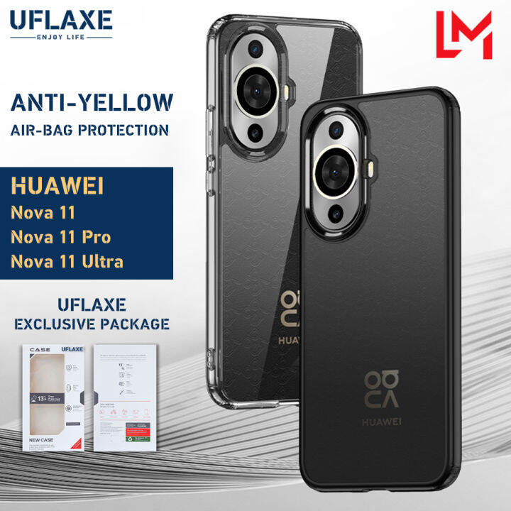 UFLAXE เคสแข็งกันกระแทกกสำหรับ Huawei Nova 11 / Nova 11 Pro / Nova 11 Ultra เคสผิวด้านใสโปร่งแสง ...