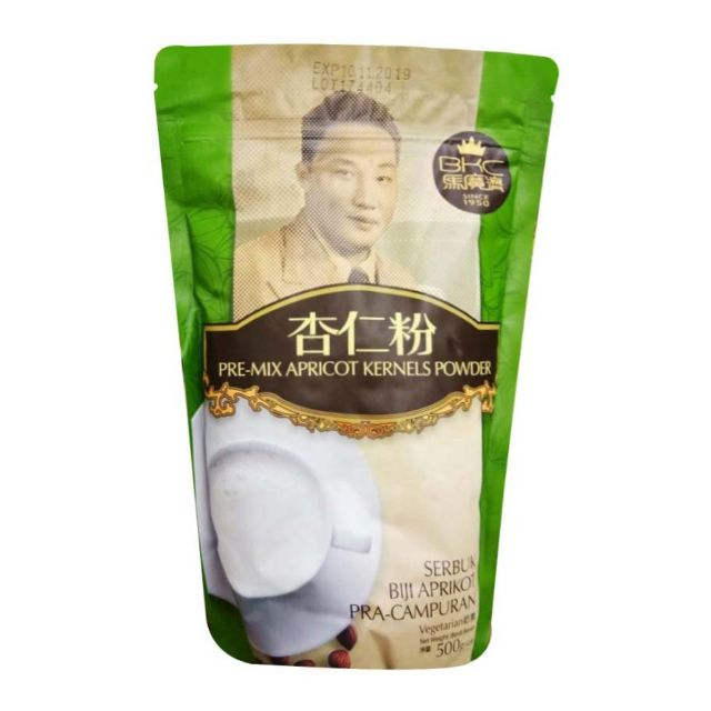 BKC Pre-mix Apricot Kernels Powder (Almond Powder) 马广济杏仁粉 500gm | Lazada