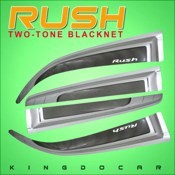 (Blacknet) Rain Guard Window Door Sun Visor for Toyota Rush 2018 2019 ...