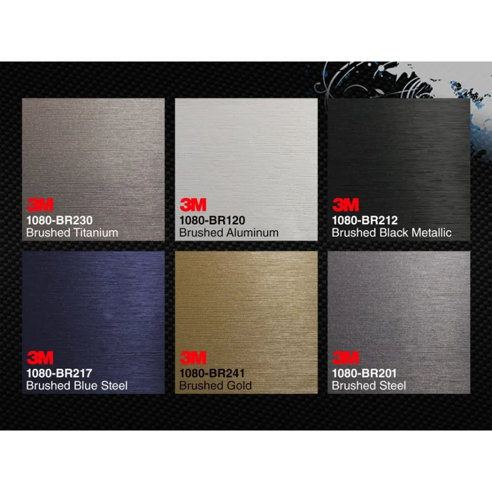 3m Brushed Aluminum Vinyl
