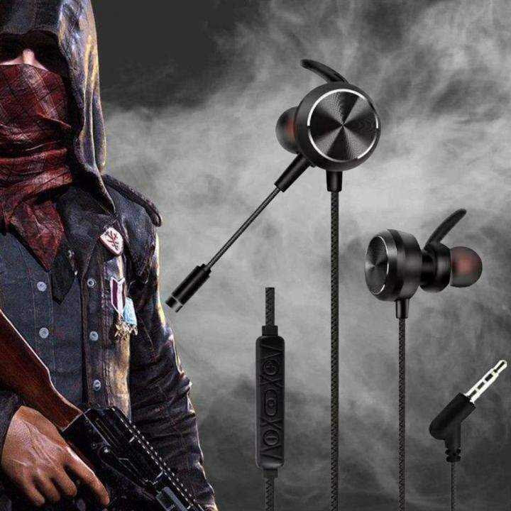 GM-D3 3.5mm Dynamic Noise Cancelling In-Ear Wired Headphones Gaming ...