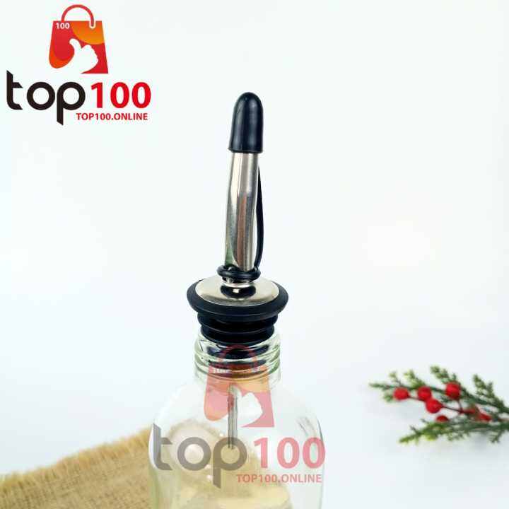 TOP100 - Liquor Spirit Bottle Pourer Dengan Tutup Penutup Penuang Botol ...