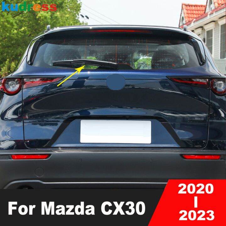 ฝาครอบปัดน้ำฝนสำหรับ CX30 Mazda CX-30 2020 2021 2022 2023โครเมี่ยมติด ...