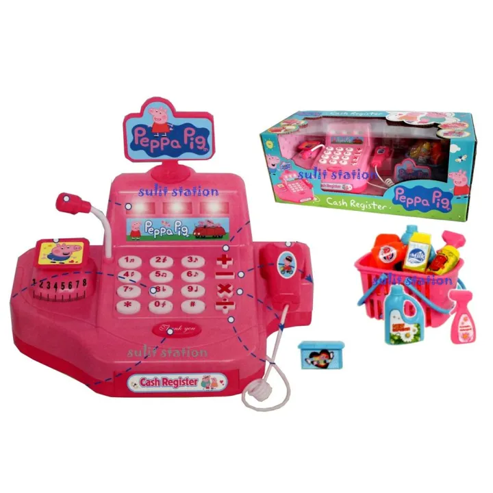 IGO Pepa Pig Cashier Cash Register Toy | Lazada PH