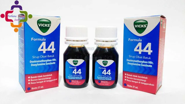 Original Vicks Formula 44 Dewasa Syrup 27 ml / Untuk Batuk Tidak ...