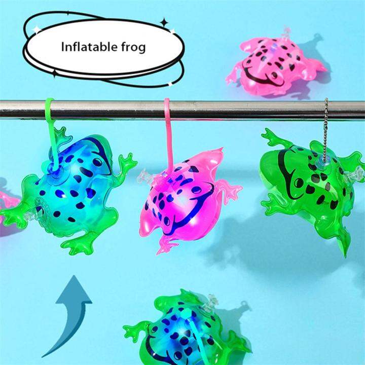 ABL Inflatable Frog Balloon Toys for Kids Illuminated Eyes PVC Balloon ...