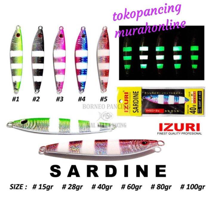 METAL JIG IZURI SARDINE Harga Per Biji | Lazada Indonesia