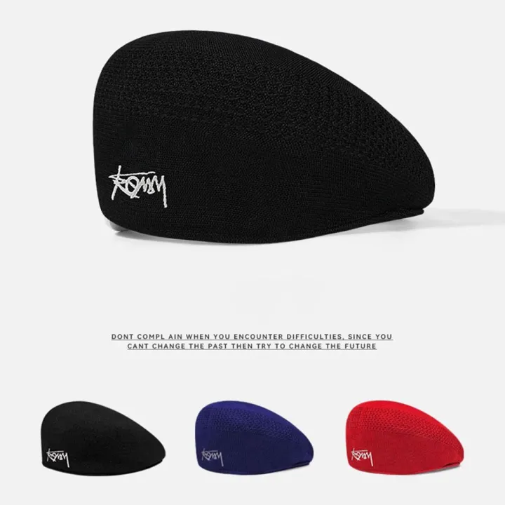 RUANGE Forward Cap Simple Painter Hat Peaked Cap Mesh Jackson Wang ...