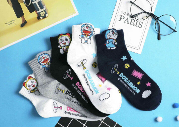 Korean Socks - Doraemon Socks - Iconic Socks | Lazada PH